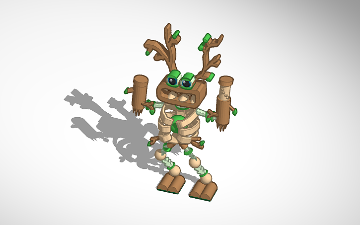 3D design My Singing Monsters - Epic Wubbox (PLANT) - Tinkercad