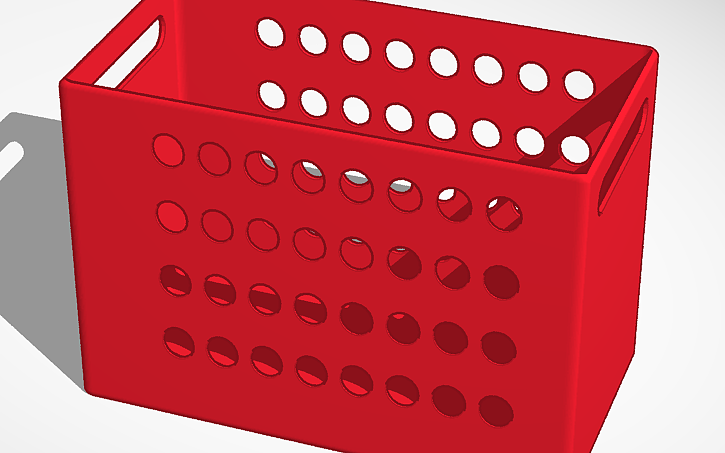 3D design Storage Basket - Tinkercad