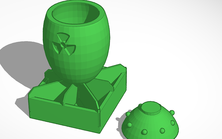 3D design Nuke Holder - Tinkercad