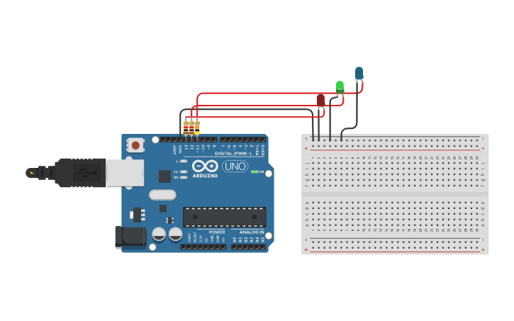 Circuit Design Ex01 Flashing Light Tinkercad