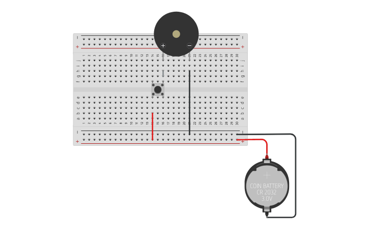 Circuit Design Buzzer Tinkercad