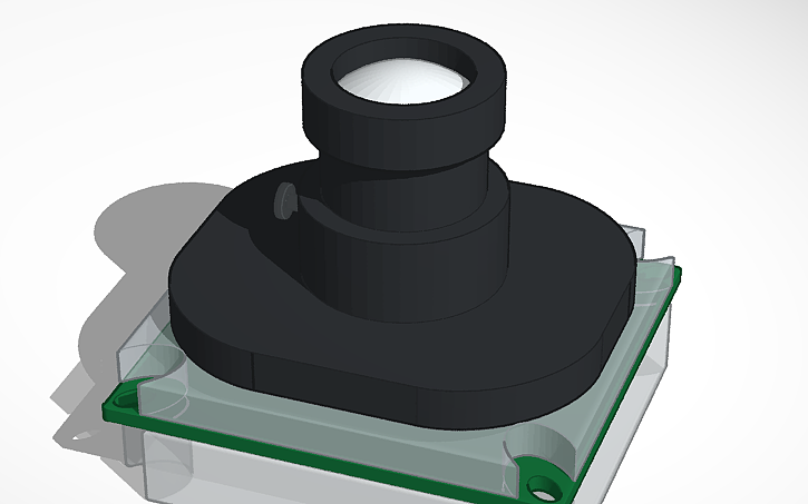 3D design Hi3518E IP camera - Tinkercad