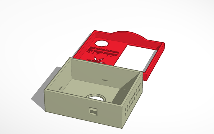 3D design Boite Arduino - Tinkercad