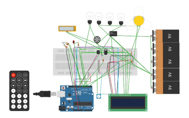 Circuit Design Home Automation For Smart Home Tinkercad
