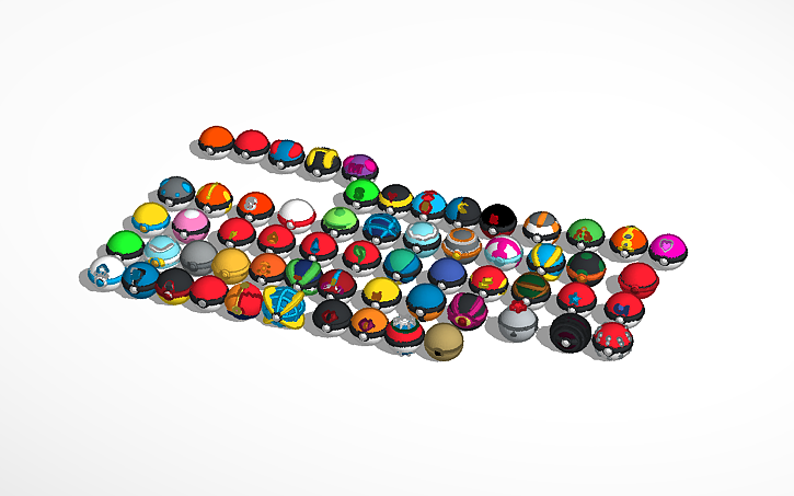 3D design pokemon - Tinkercad