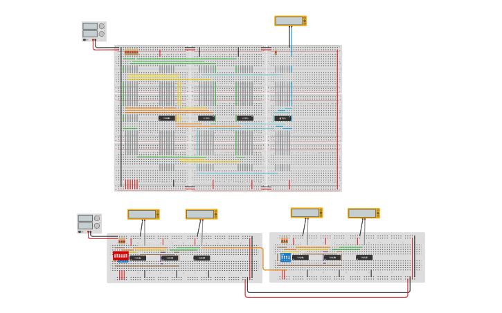 Circuit Design Basic Arithmetic And Logic Unit Alu Tinkercad 1304