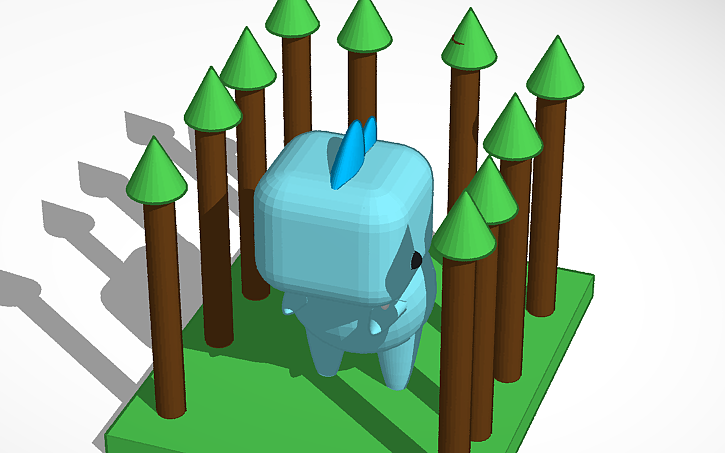 3D design my dinosaur | Tinkercad