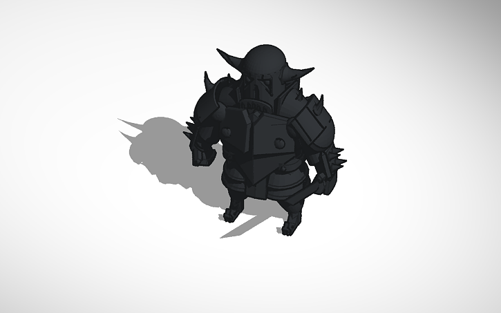 3D design PEKKA CLASH ROYALE | Tinkercad