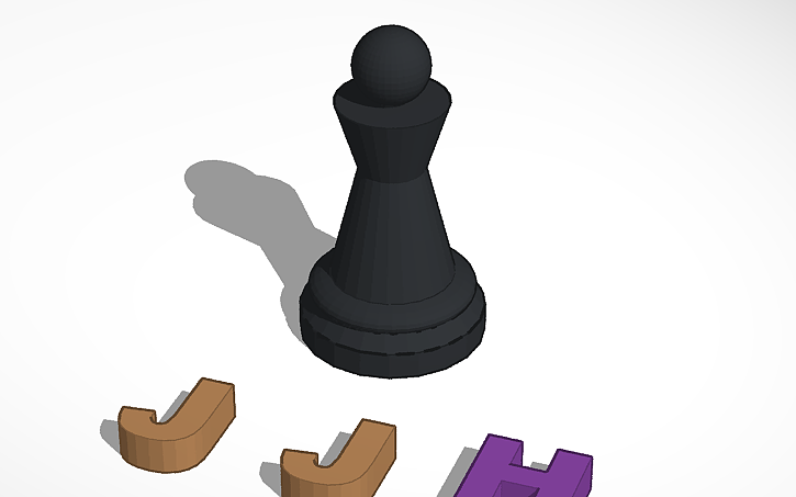 3D design Copy of Chess Pawn | Tinkercad