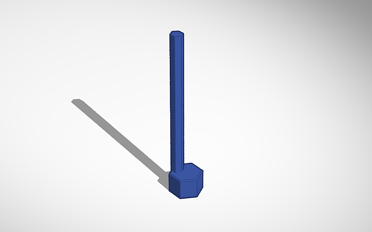 3D design Honeycomb_Wall_Hook_50mm - Tinkercad