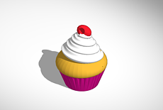 3D design Cupcake | Tinkercad