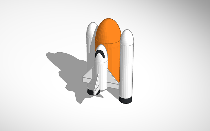 3D design Space suttle - Tinkercad