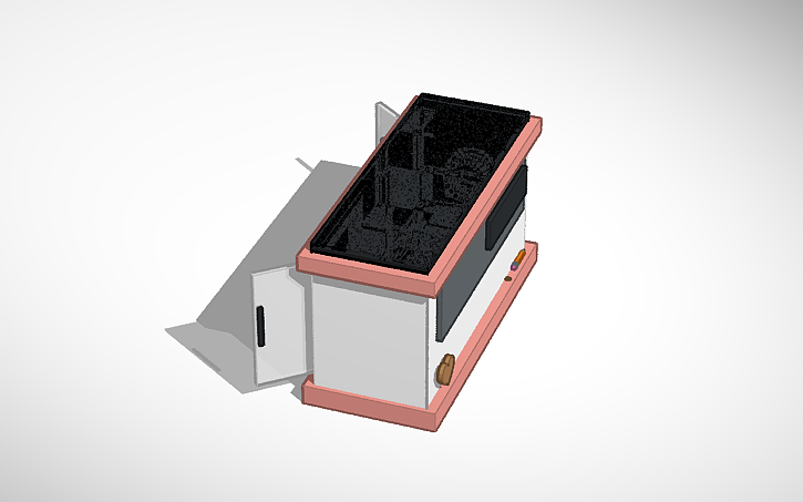 3D design Zero hunger solar fridge - Tinkercad