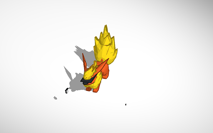 3D design meme flareon - Tinkercad