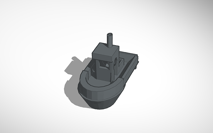 3D design BENCHY - Tinkercad