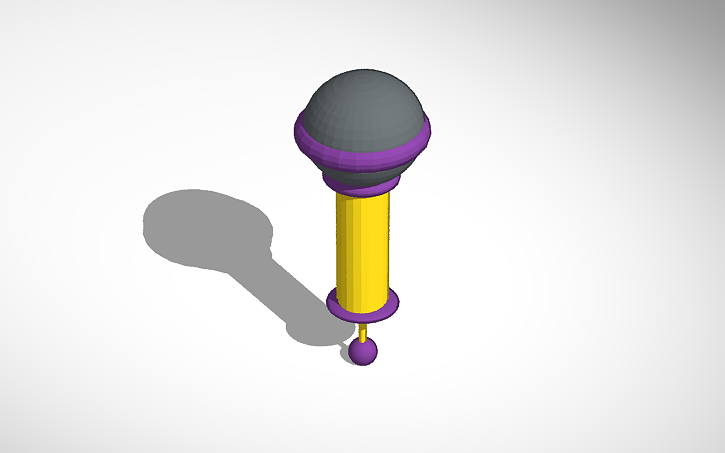3D design Fredbear's Microphone - Tinkercad