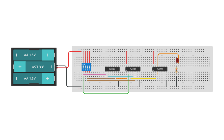 Circuit design Glorious Turing | Tinkercad