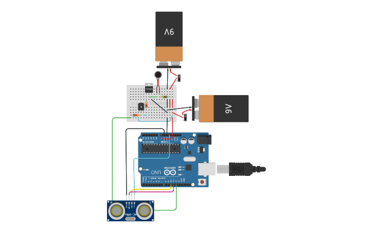 Circuit design Sensor ultrasonico con motor vibrador (Funcionando ... Circuit design Sensor ultrasonico con motor vibrador (Funcionando ...
