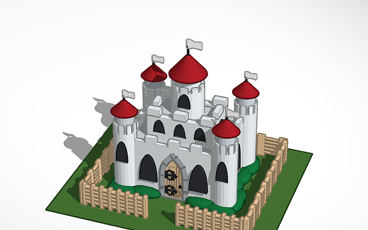 3D design Castle (contest entry) - Tinkercad