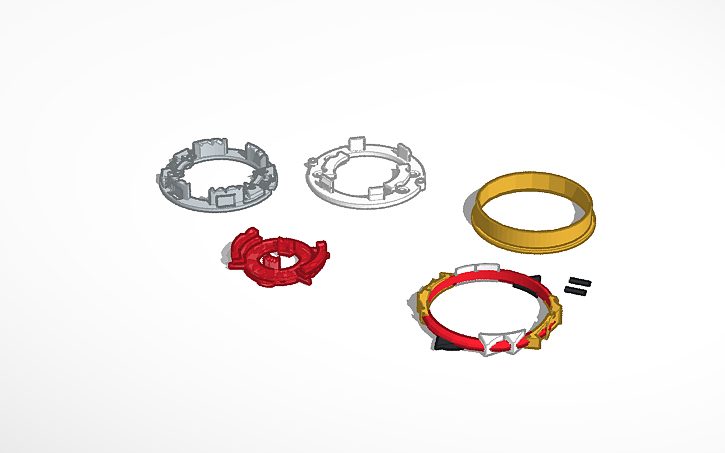 3D design beyblade chassis 3b - | Tinkercad