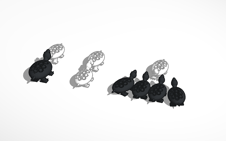 3D design Turtle - Tinkercad