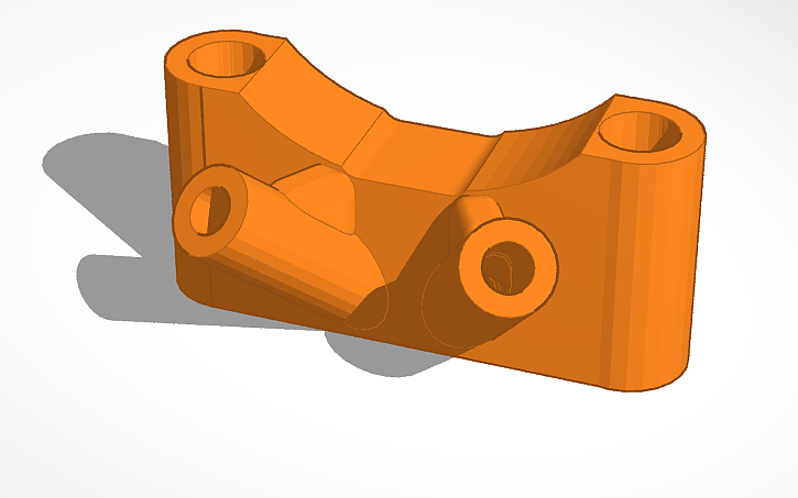 3D design antenna mount - Tinkercad