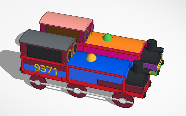 3d Design Steam Engine Tinkercad