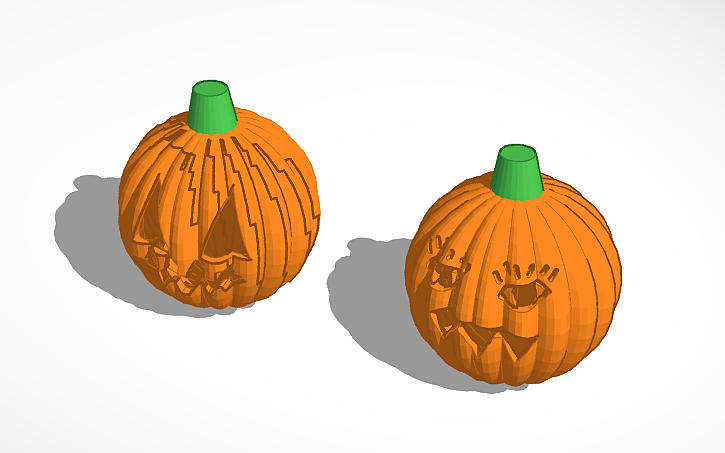 3D design Pumpkin - Tinkercad