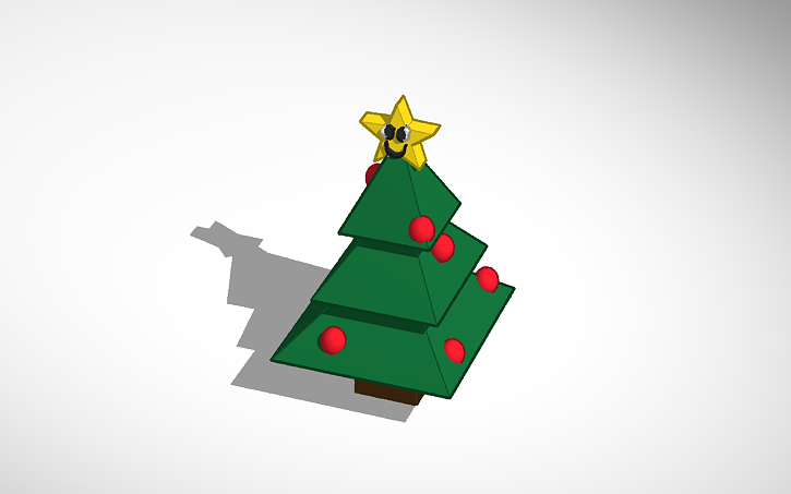 3D design Christmas Tree!!! - Tinkercad