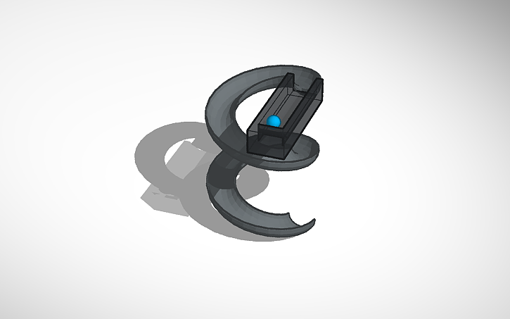 3D design spiral slide - Tinkercad