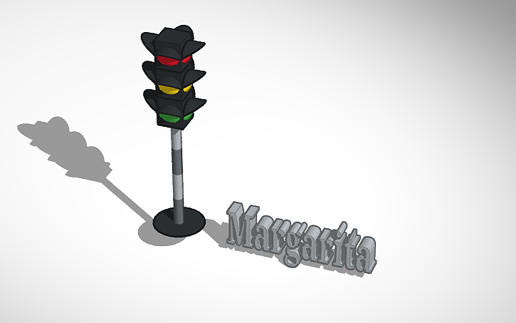 3D design Act. 6 - Traffic Lights - Tinkercad