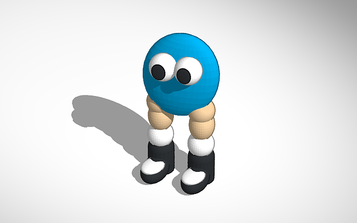 3D design Dicky the m&m | Tinkercad