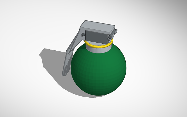 3D design Grenade - Tinkercad