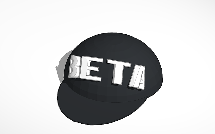 3D design Beta hat | Tinkercad