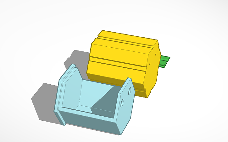 3D design Hexagon Shelf drawer - Tinkercad