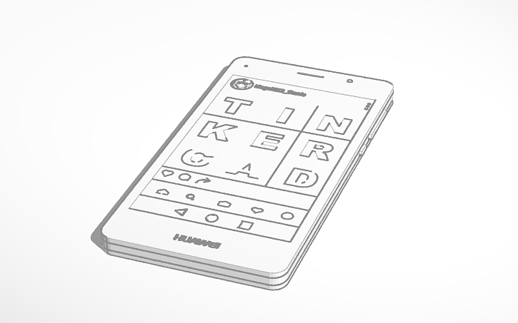 3D design Mobile Phone - Tinkercad