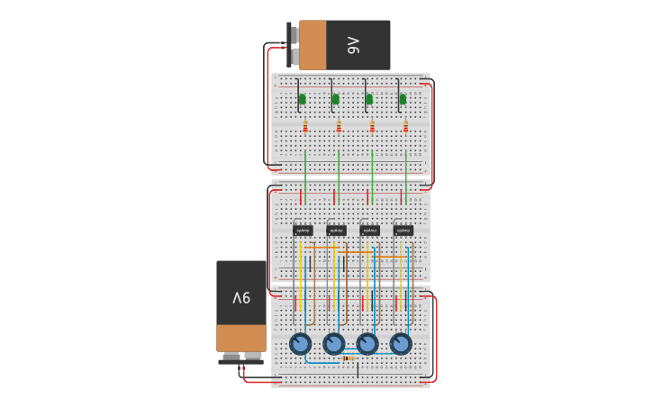 Circuit design Battery | Tinkercad