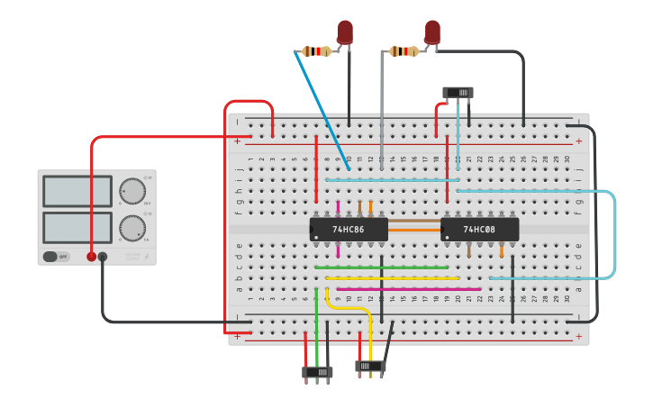 Circuit design Lab-2 Exp-4 - Tinkercad