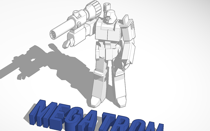 3D design Megatron - Tinkercad