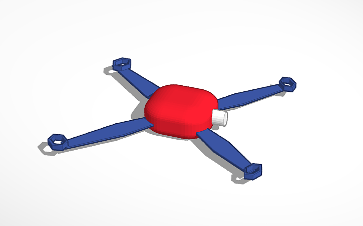 3D design mini drone | Tinkercad