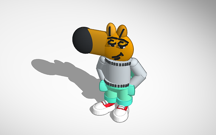 3d Design Chill Guy Tinkercad