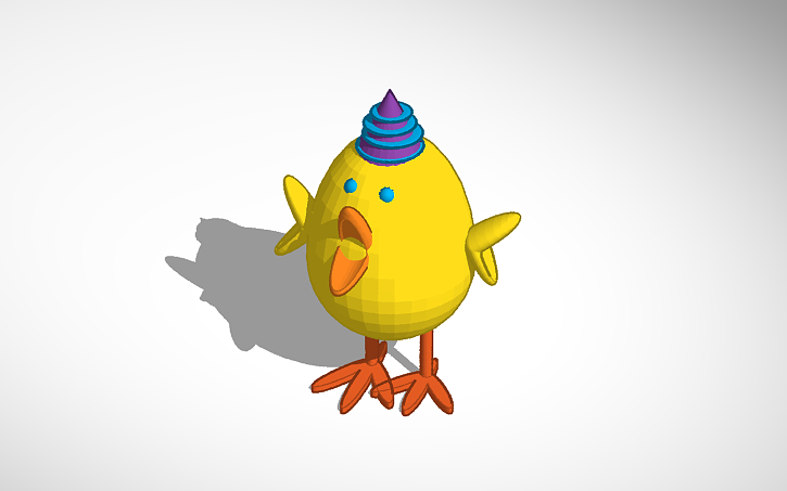 3D design kuiken | Tinkercad