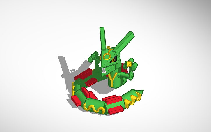 3D design rayquaza | Tinkercad