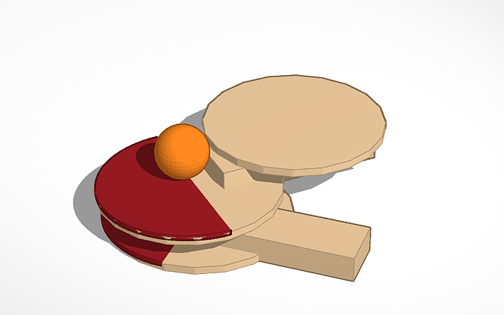 3D design tennis racket | Tinkercad