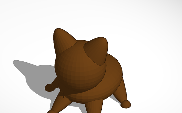 3D design cat | Tinkercad