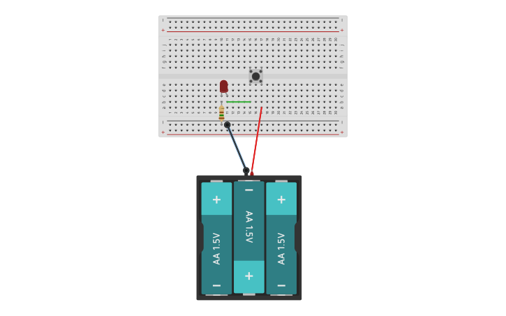 Circuit Design Circuito 4 Un Led Mas Pulsador Sin Arduino Tinkercad