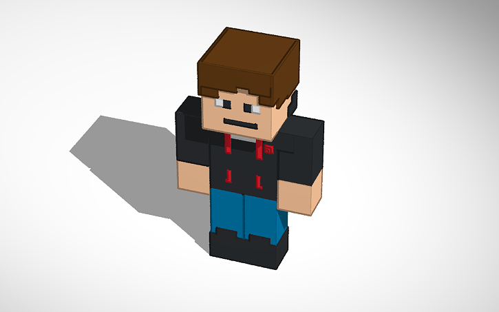 3D design minecraft guy | Tinkercad