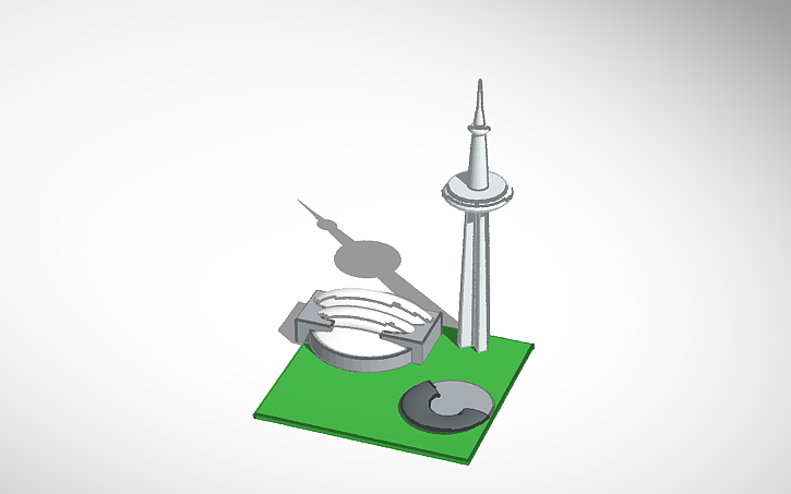 3D design CN Tower | Tinkercad