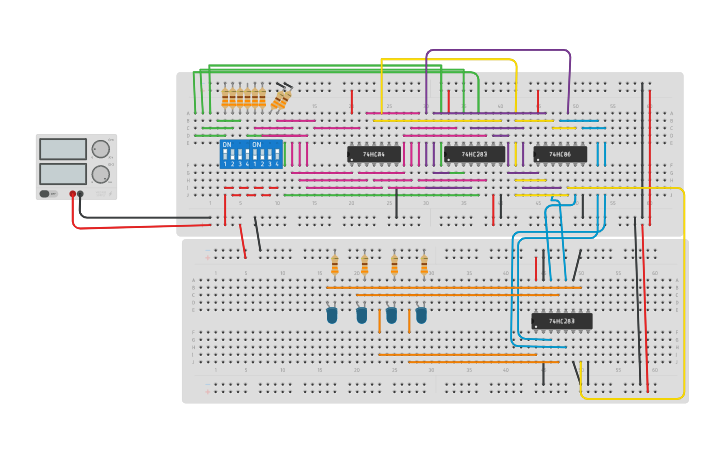 Circuit design Practica 5 | Tinkercad Circuit design Practica 5 | Tinkercad
