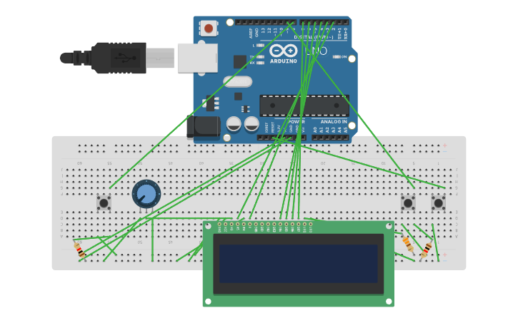 Circuit Design Score Counter Tinkercad